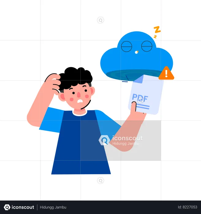 Best Man facing storage full issue Illustration download in PNG ... Best Man facing storage full issue Illustration download in PNG ...