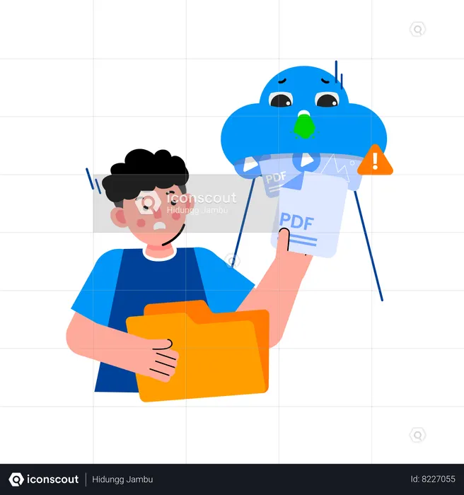 Best Man facing storage full issue Illustration download in PNG ... Best Man facing storage full issue Illustration download in PNG ...