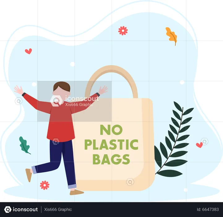 No Plastic Waste Illustration - Free Download Nature Illustrations ... No Plastic Waste Illustration - Free Download Nature Illustrations ...