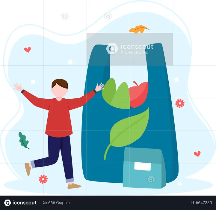 Best Premium No plastic waste Illustration download in PNG & Vector format Best Premium No plastic waste Illustration download in PNG & Vector format
