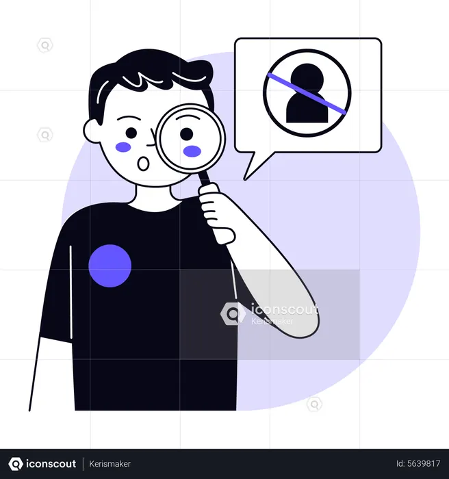Best No User Found Illustration download in PNG & Vector format Best No User Found Illustration download in PNG & Vector format