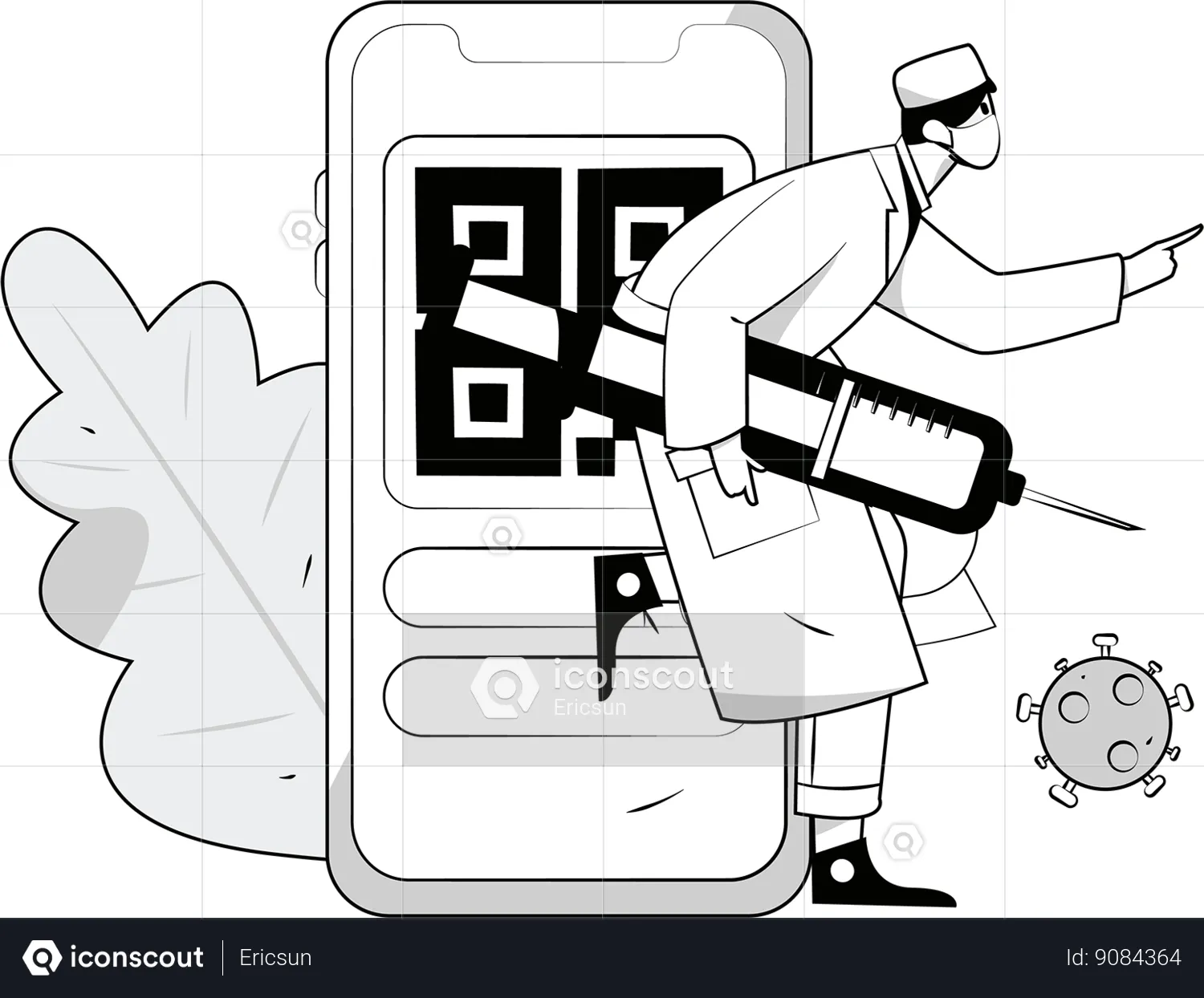 Best Patient pays money through QR code Illustration download in PNG ... Best Patient pays money through QR code Illustration download in PNG ...