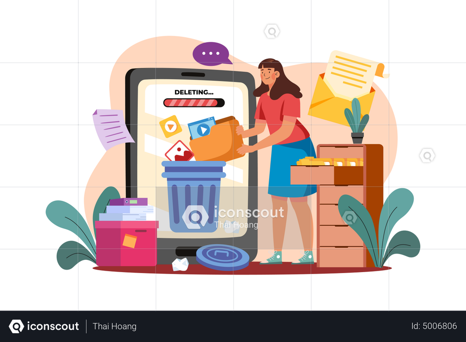 Best Premium Permanent Delete Data Illustration download in PNG ... Best Premium Permanent Delete Data Illustration download in PNG ...