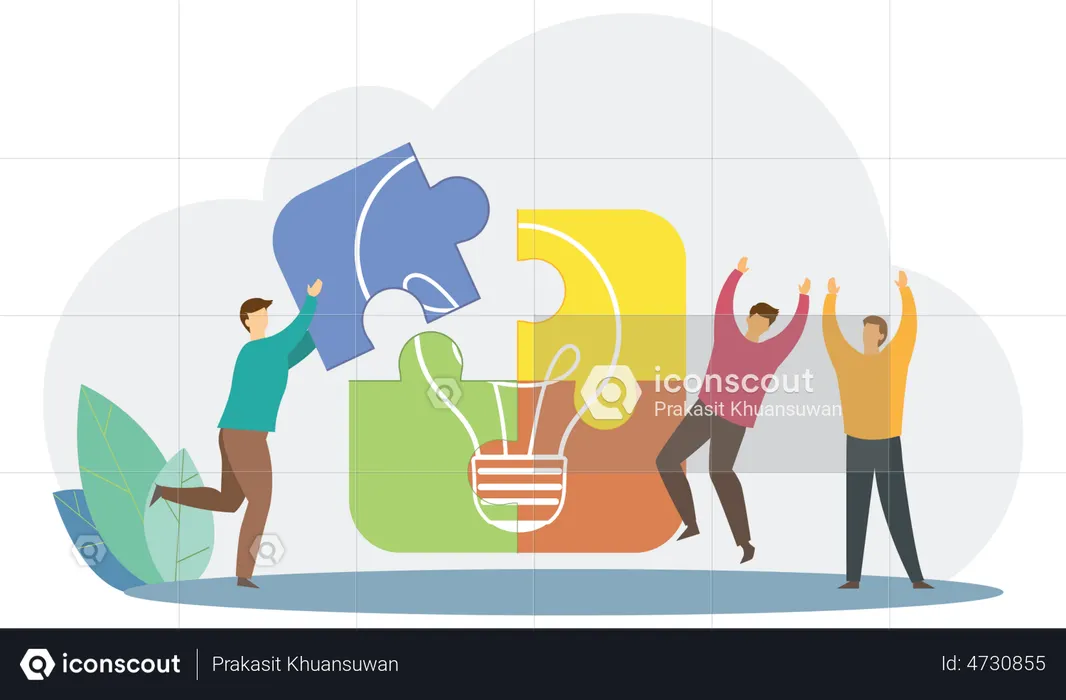 Problem Solving Illustration - Free Download Business Illustrations ...