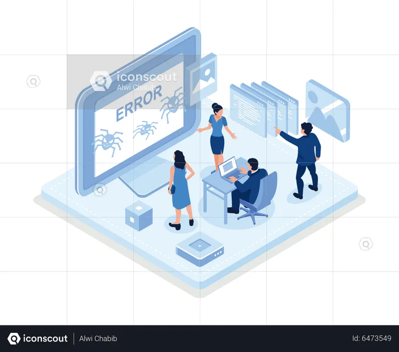 Best Programming Error Illustration Download In Png And Vector Format