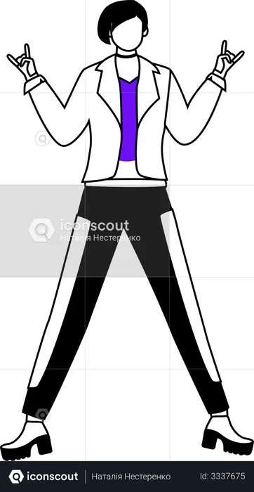 Best Punk Girl Illustration Download In Png And Vector Format