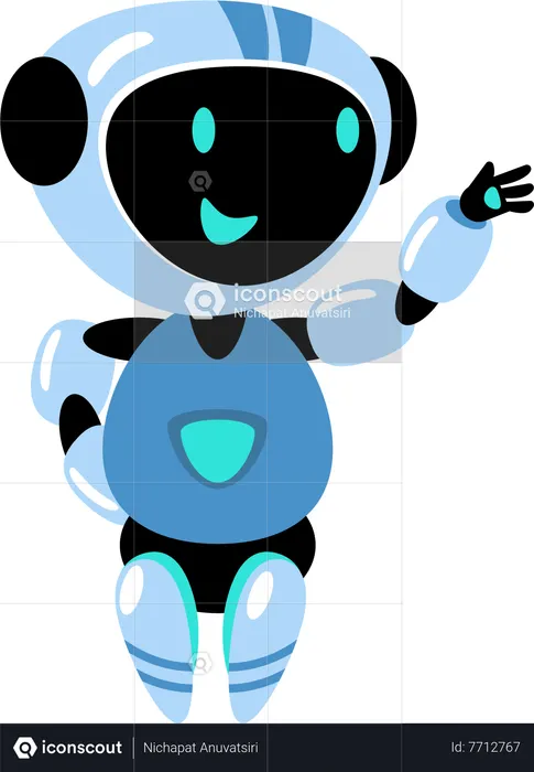 Best Robot explaining something Illustration download in PNG & Vector ... Best Robot explaining something Illustration download in PNG & Vector ...