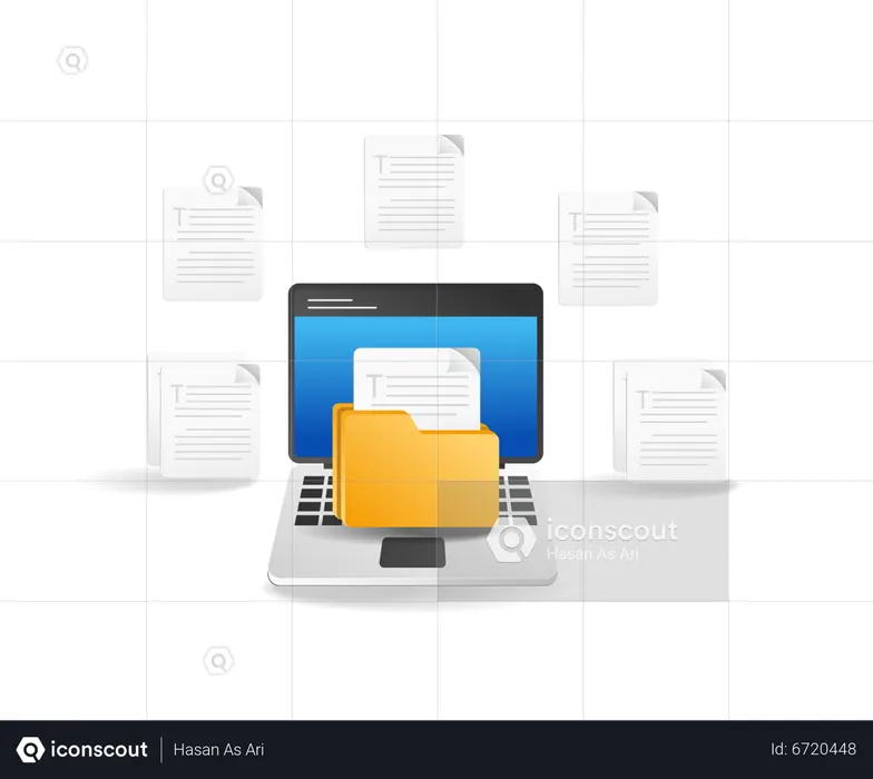Save Folder Illustration Free Download Design And Development