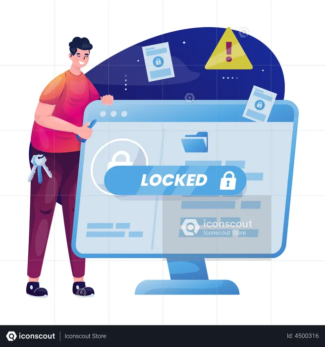 Securing Personal Data Illustration - Free Download Crime & Security ... Securing Personal Data Illustration - Free Download Crime & Security ...