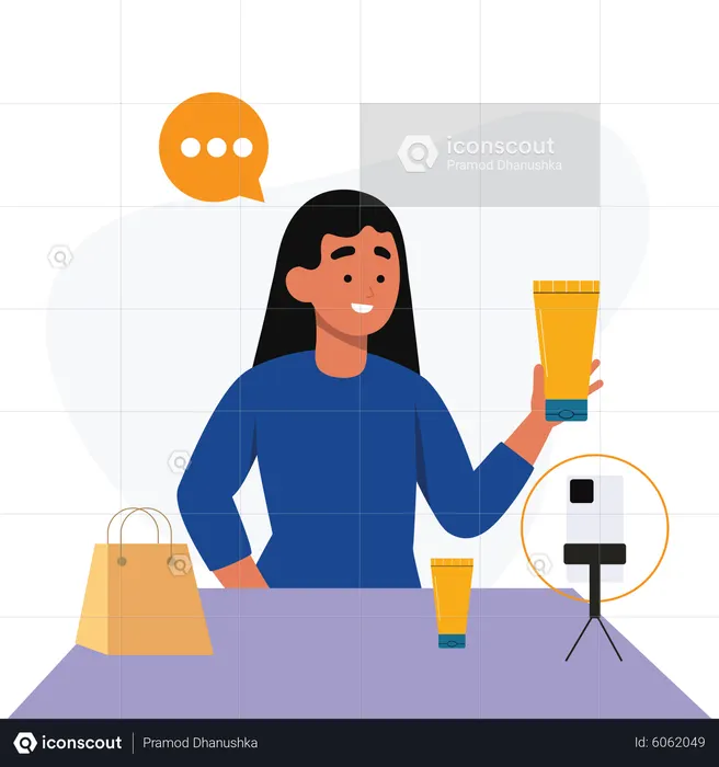 Best Premium Social Media Influencer Illustration Download In Png