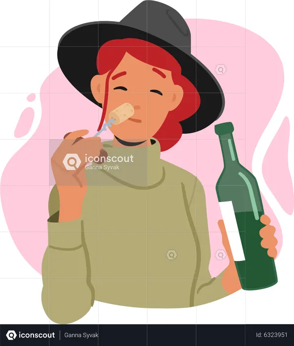 Best Premium Sommelier Drink Degustation Process Illustration download ... Best Premium Sommelier Drink Degustation Process Illustration download ...
