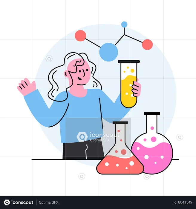 Best Student performing lab experiments Illustration download in PNG ... Best Student performing lab experiments Illustration download in PNG ...