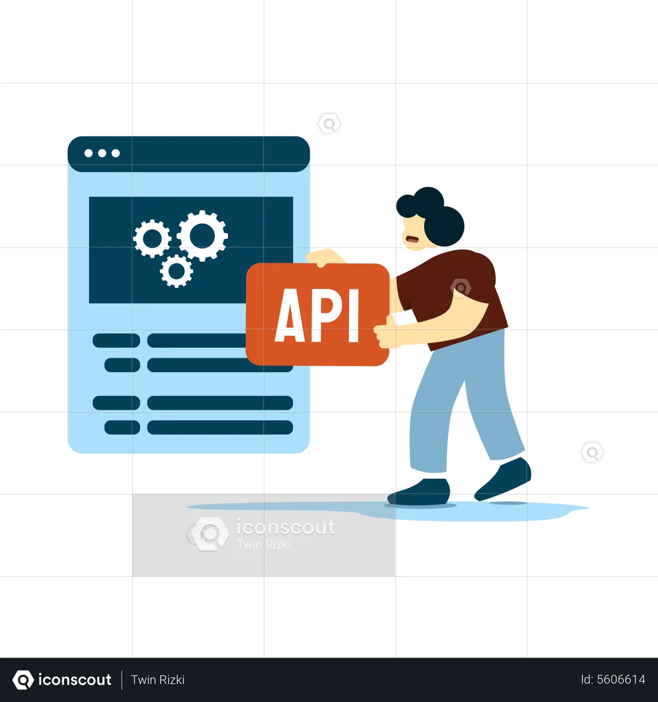 Best Web API Illustration download in PNG & Vector format Best Web API Illustration download in PNG & Vector format