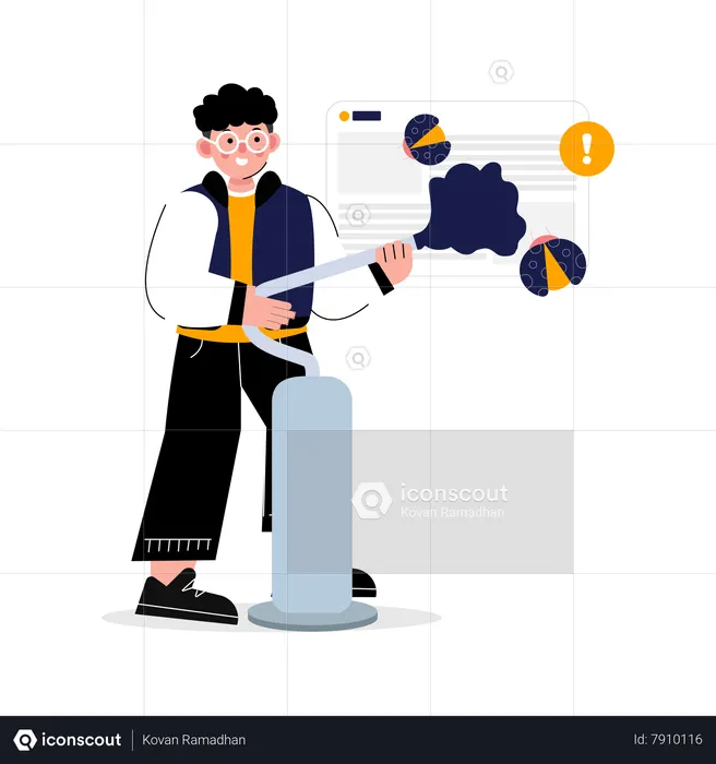 Best Web developer solving bug Illustration download in PNG & Vector format Best Web developer solving bug Illustration download in PNG & Vector format