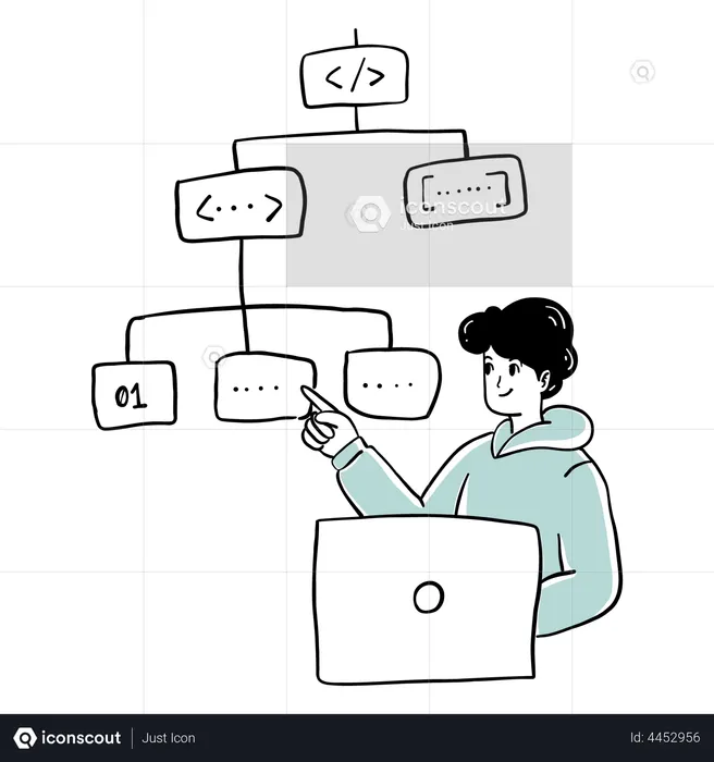 Best Web Development Illustration download in PNG & Vector format