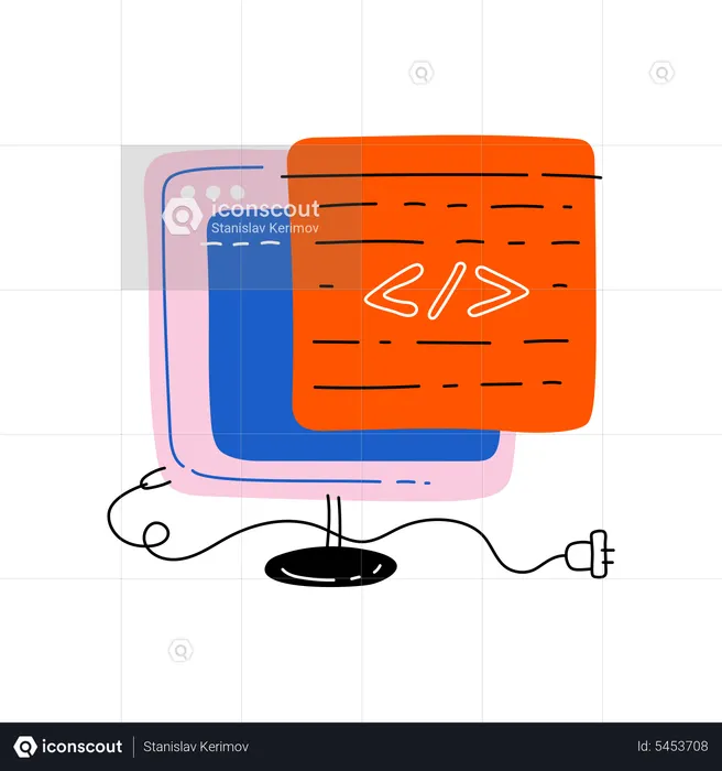 Best Premium Web Development Illustration download in PNG & Vector format