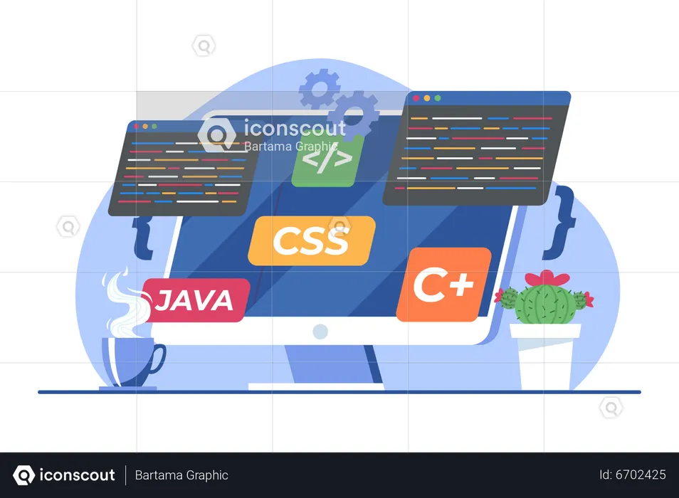 Web Programming Illustration - Free Download Miscellaneous ...