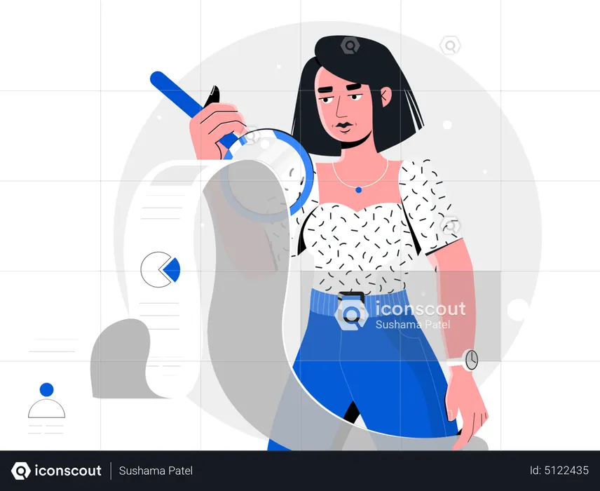 Best Woman understanding error Illustration download in PNG & Vector format Best Woman understanding error Illustration download in PNG & Vector format