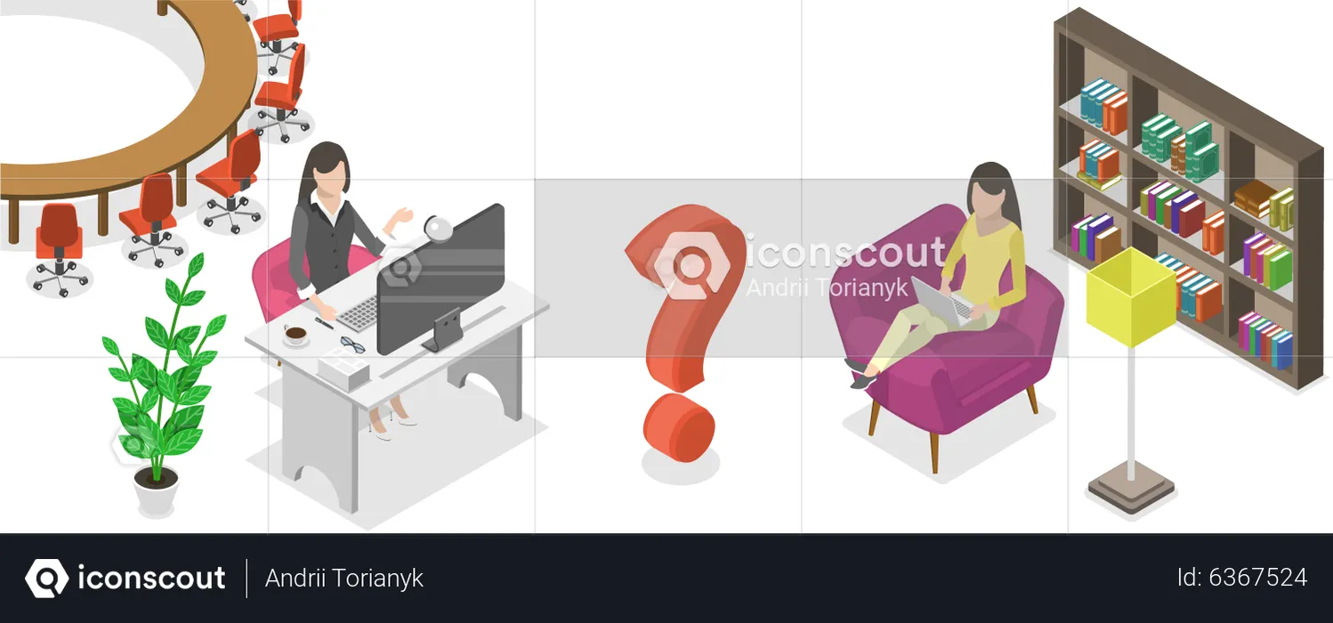 Best Premium Working From Home Vs Office Illustration download in PNG ... Best Premium Working From Home Vs Office Illustration download in PNG ...