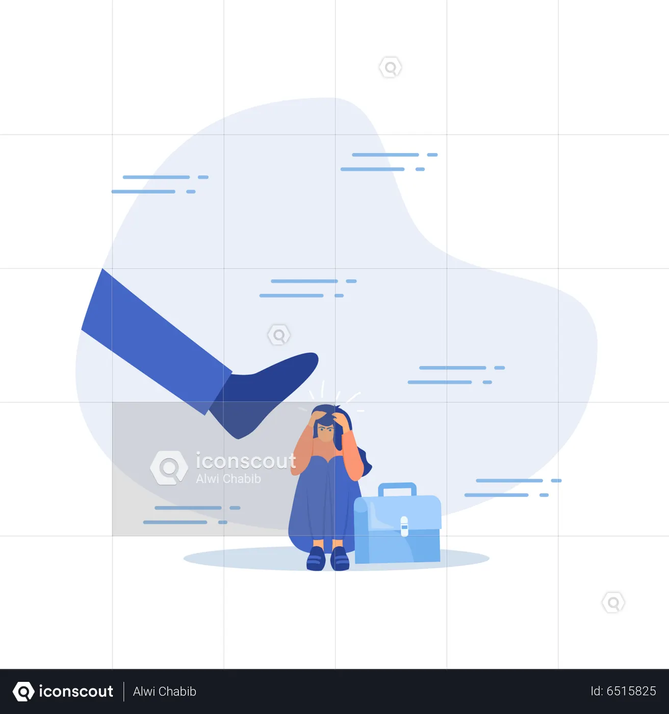 Best Premium Workplace Harassment Illustration Download In Png And Vector