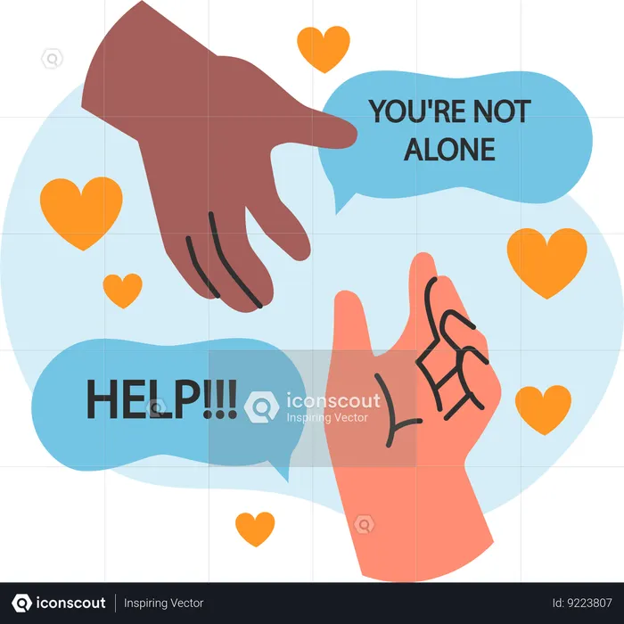 You Not Alone Illustration - Free Download People Illustrations | IconScout You Not Alone Illustration - Free Download People Illustrations | IconScout