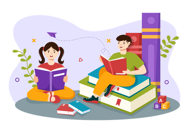 Premium Primary School Illustration pack from School & Education ...