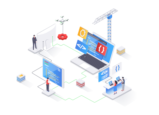 Programming Stack Illustrations - Free Download in SVG, PNG