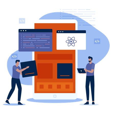 React Illustrations - Free Download in SVG, PNG