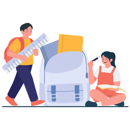 Back To School Illustration Pack - 12 Free Download School & Education ...