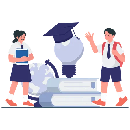 Back To School Illustration Pack - 12 Free Download School & Education ...