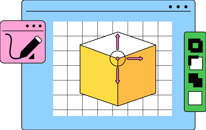3D Design - Illustration Kit Object Editor - Easily Create, Edit and ...